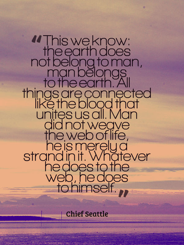 The Speech of Chief Seattle | Letters from an Unknown Author!