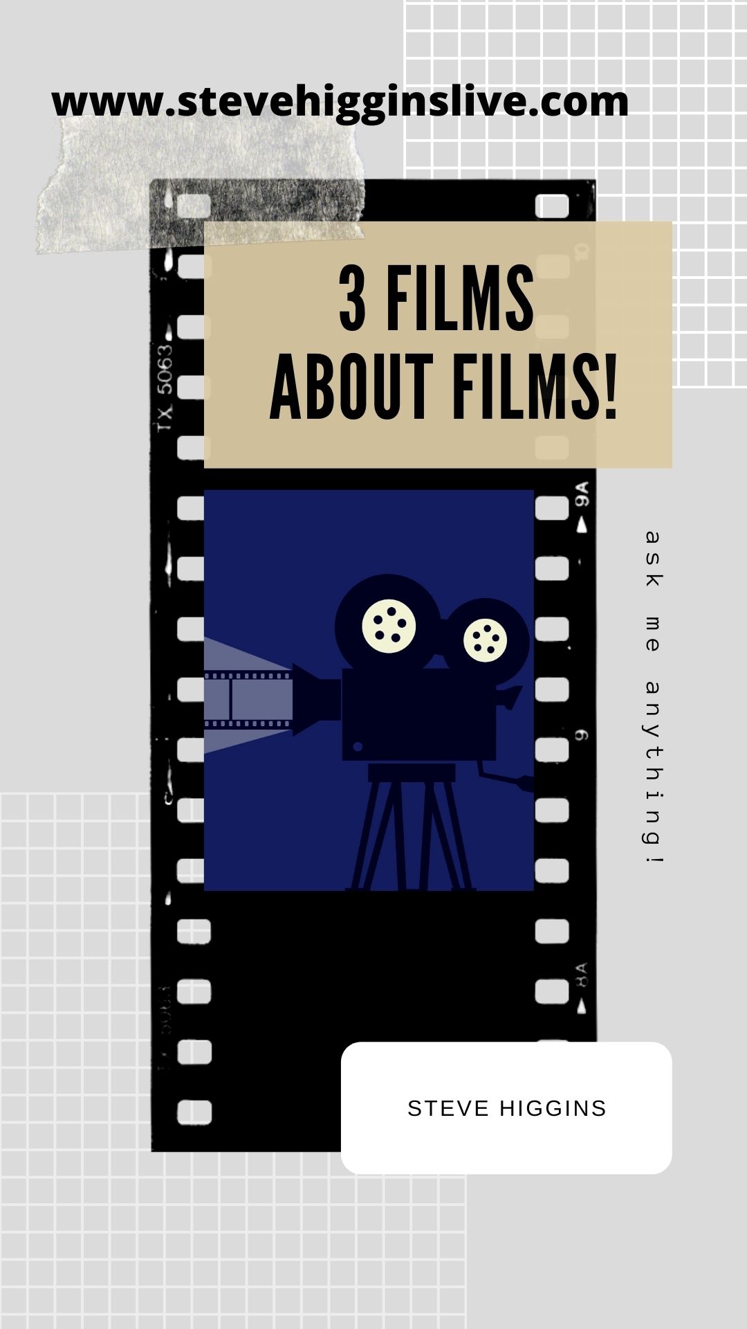 3 Films about films | Letters from an Unknown Author!